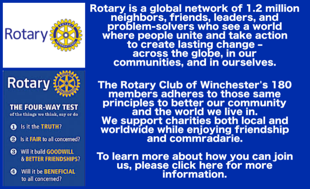 Rotary Club of Winchester, Virginia | Serving the community and the ...